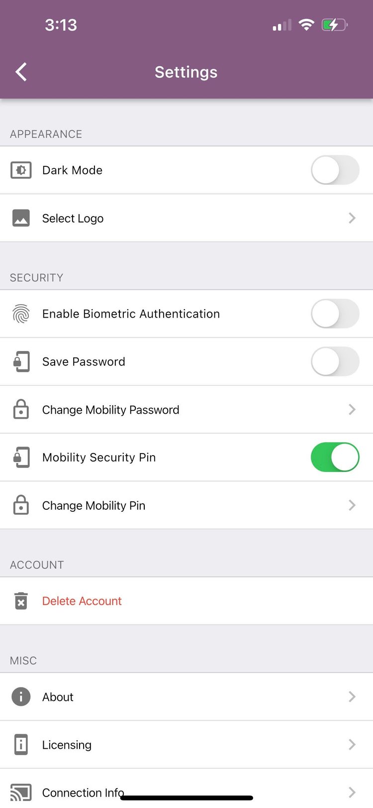 Navigating the Mobility dashboard