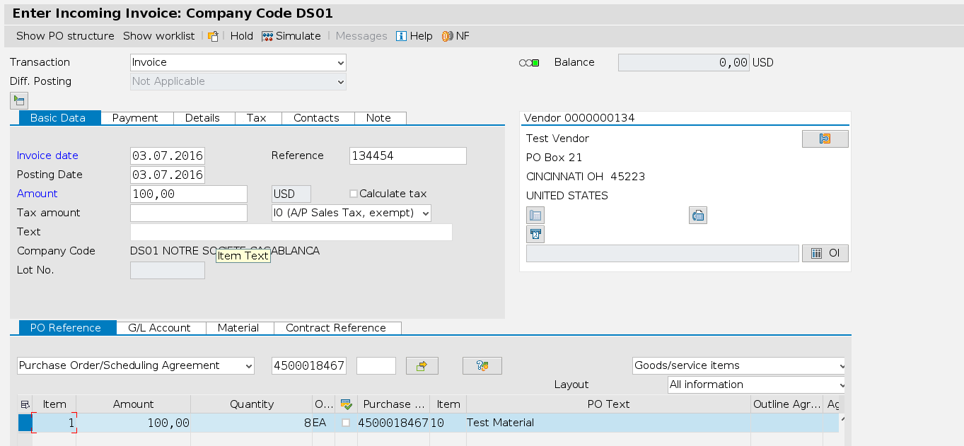 SAP Finance: Handling invoice variances with three-way match