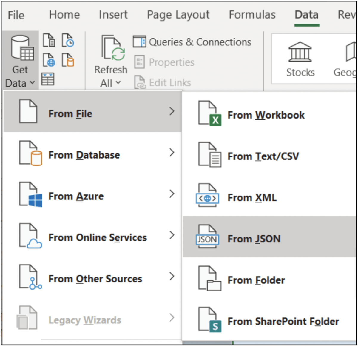 Creating JDE orchestrations to export data